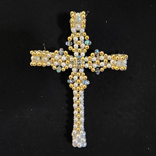 Intermediate: 3D Latin Cross Embellished - Small